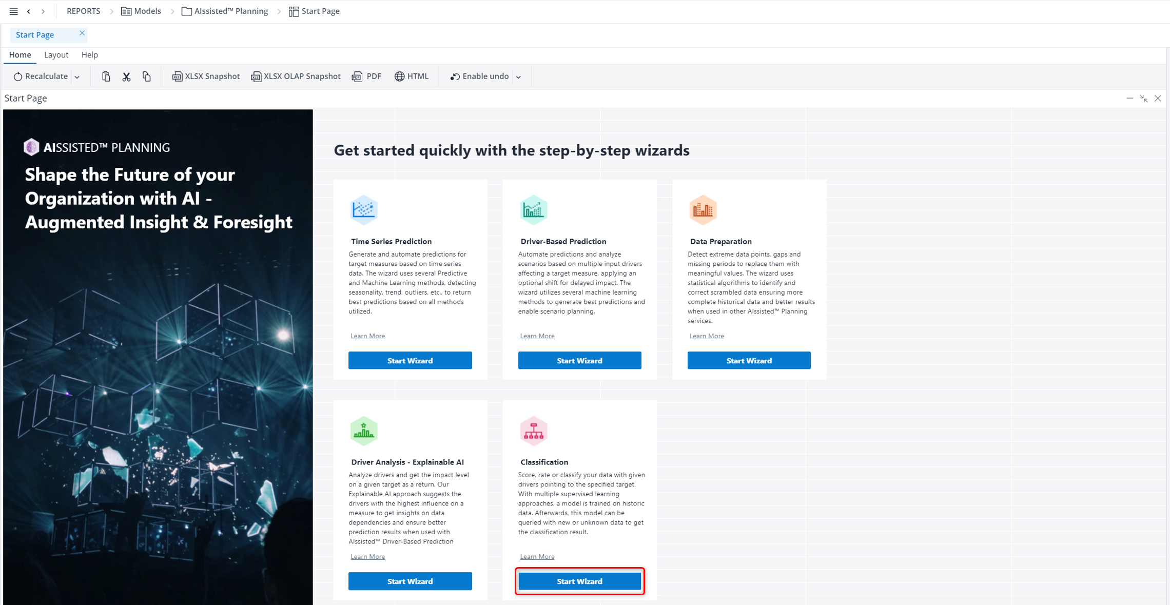 AIssisted™ Classification Wizard