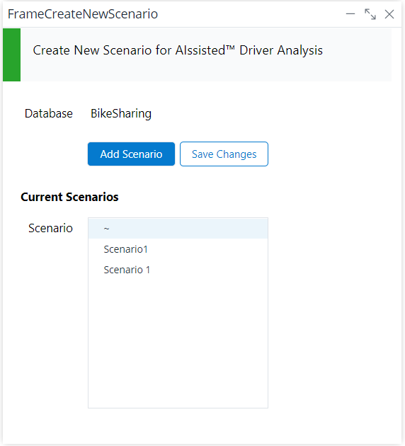 AIssisted™ Driver Analysis Wizard