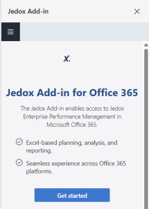 Quickstart with Add-in for Excel 365