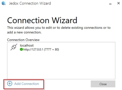 Connection Wizard in Excel Add-in