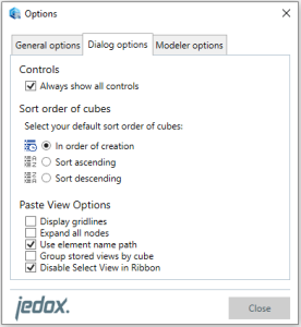 Options Dialog in Excel Add-in
