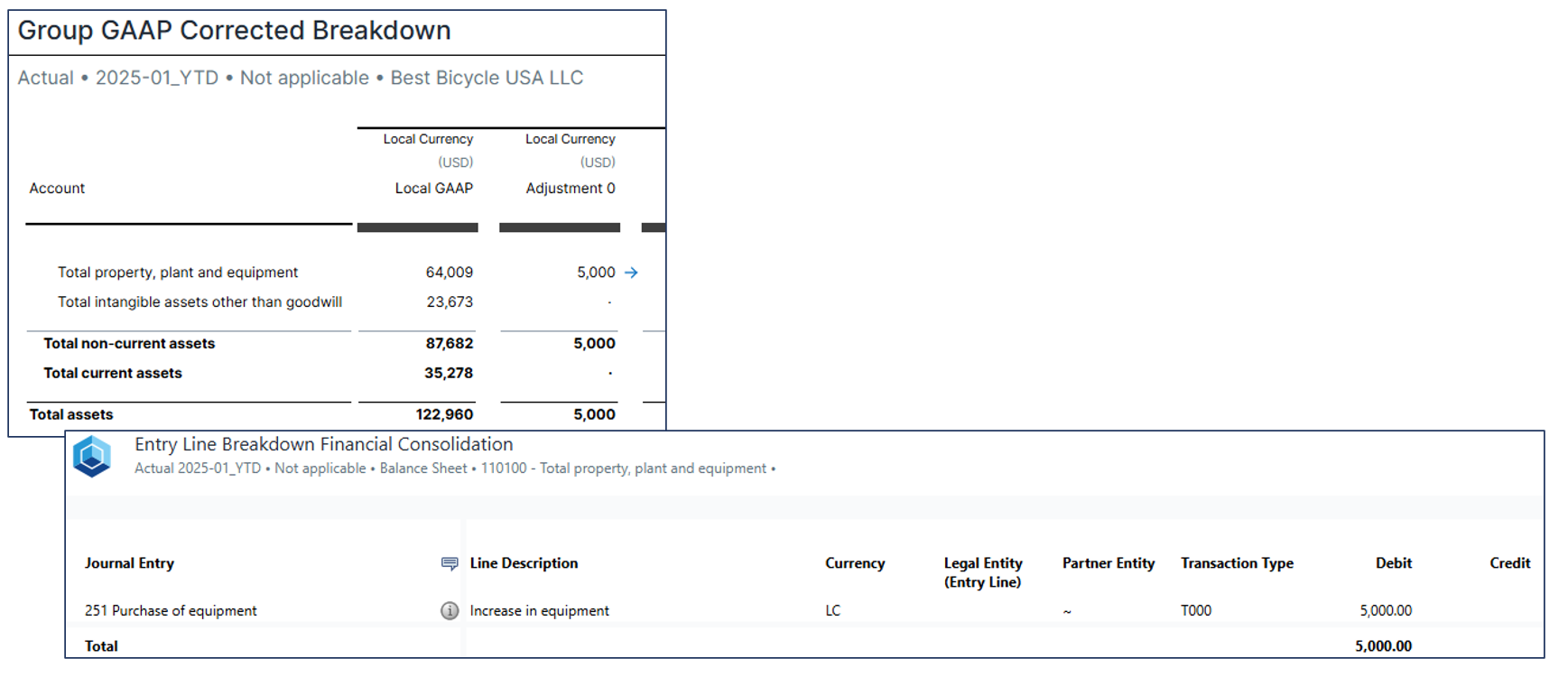 Local Accountant in Financial Consolidation Model