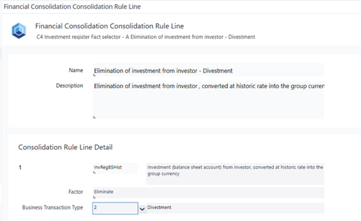 Consolidation Rule Lines and Consolidation Functions - Including Reports