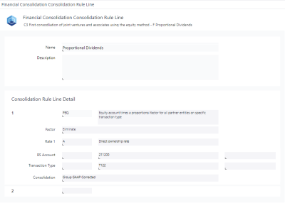 Consolidation Rule Lines and Consolidation Functions - Including Reports
