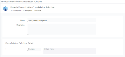 Consolidation Rule Lines and Consolidation Functions - Including Reports