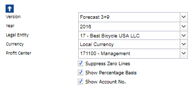 Profit Center Mid-Term Planning Report