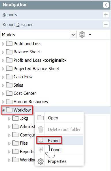 Copying Workflow Reports to a Custom Application