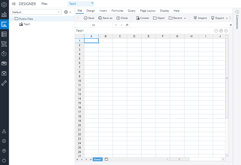 Jedox Spreadsheet Basics