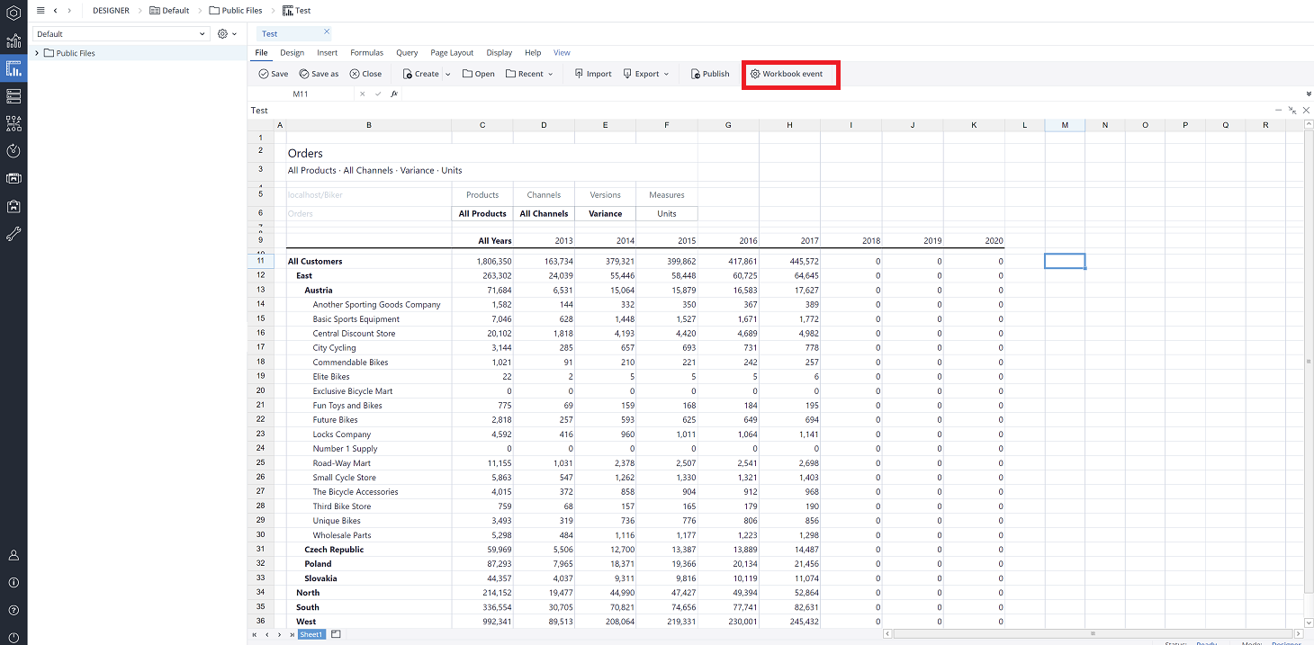 Jedox Web Actions: Logout