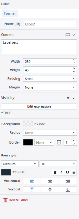 Adding Components to a Canvas