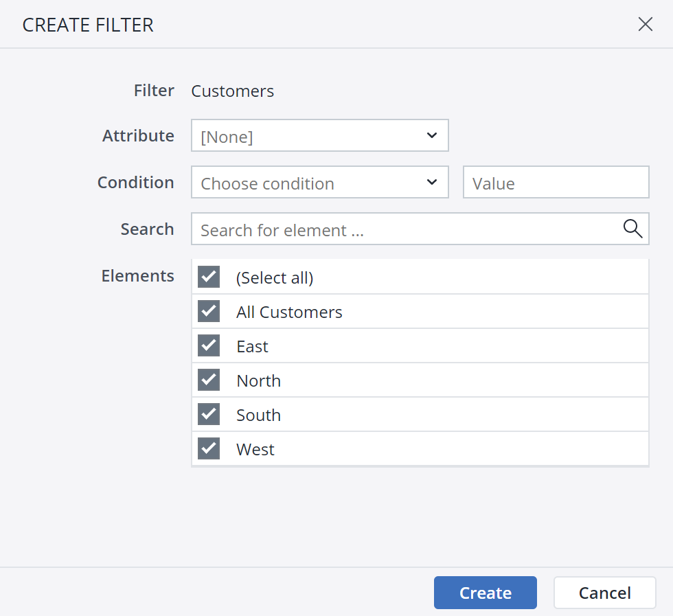 Sorting and Filtering for Rows in Jedox Views