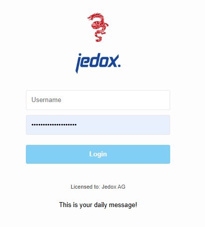 Jedox Web Settings