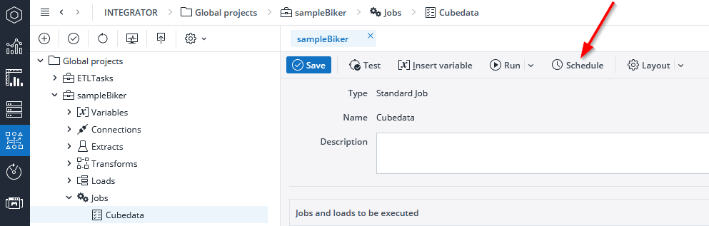 Scheduling Tasks as Integrator Jobs